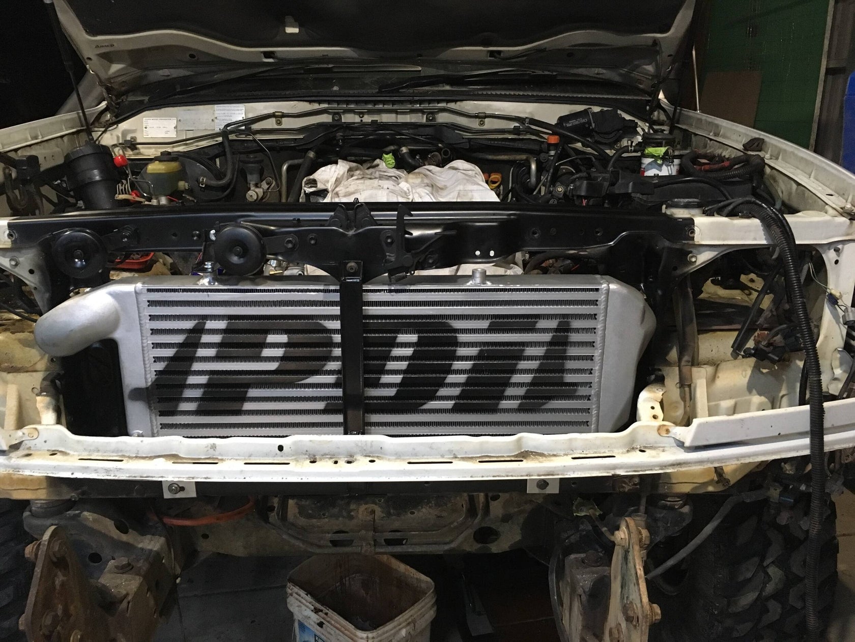 Landcruiser HZJ105 105 Series Front Mount Intercooler Mk2 1HZ series c ...